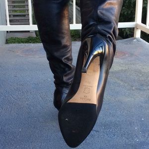 Escada | Shoes | Escada Italian Leather Over The Knee Boots | Poshmark